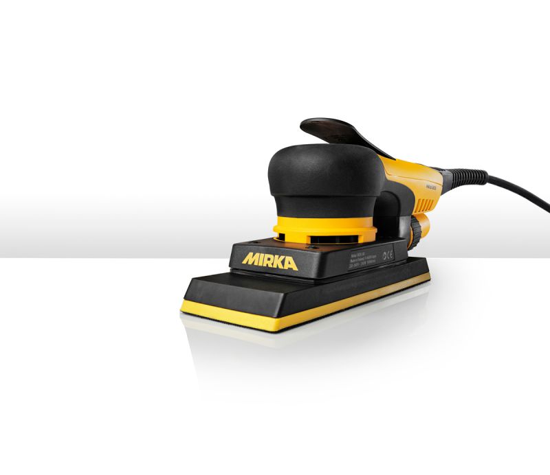 Mirka® DEROS 650CV and Mirka® DEOS 383CV in case, at D&M Tools