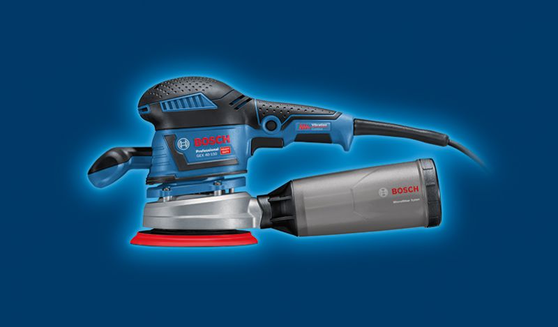 Bosch GEX 40-150 240V 400W 150mm Vari-Speed Random Orbital Sander ...