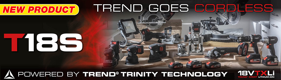 Trend T18S Cordless Range, Trend Tool Technology, Featured Products by ...