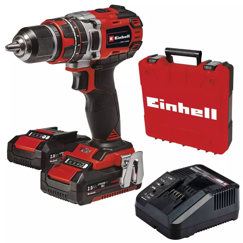 Einhell TE-CD 18/50 Li-i BL Power X-Change Combi Drill 18V 2 x 2.0Ah Li ...