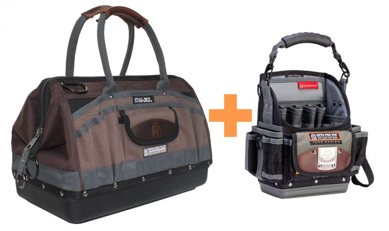 Veto Pro Pac DR-XL Drill Bag + TP6B Compact Tool Pouch Worth £124.99 ...