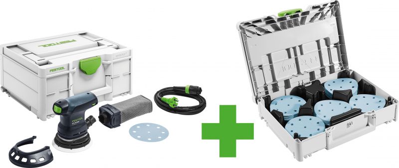 Festool 578204 ETS 125 REQ-Plus GB 240V Eccentric Sander With SYS 3 M ...