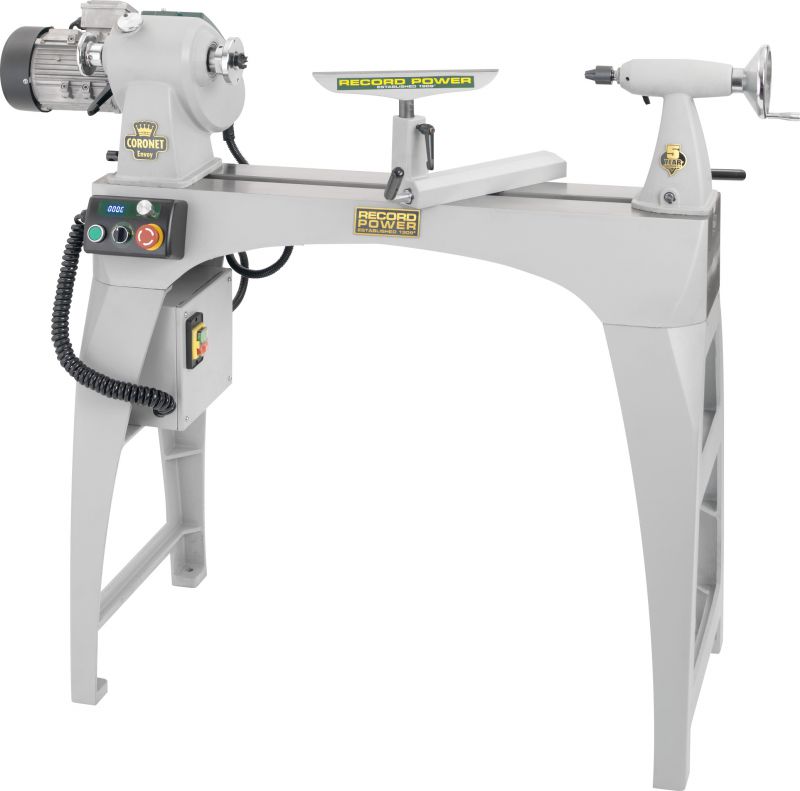 Record Power Coronet Envoy Lathe with Cast Iron Stand Including ...