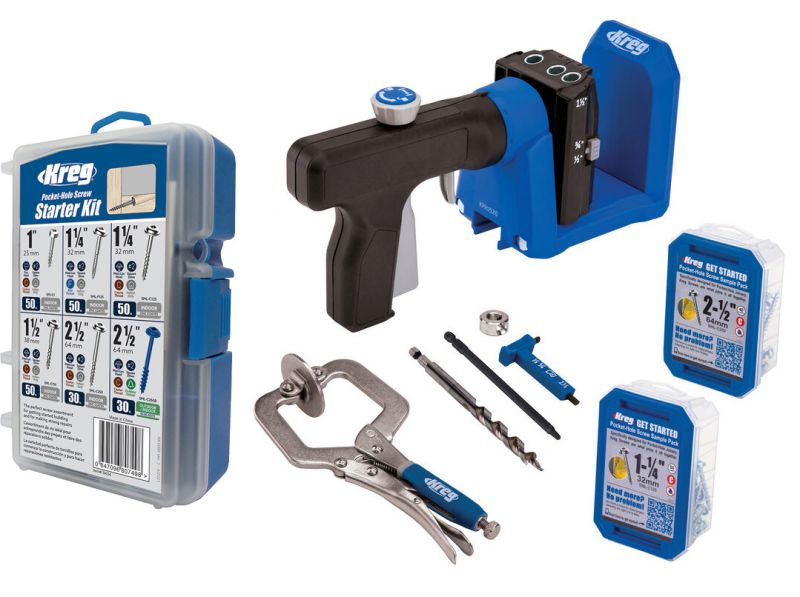 Kreg Pocket-Hole Jig® 520PRO And SK04 Screw Starter Kit, at D&M Tools
