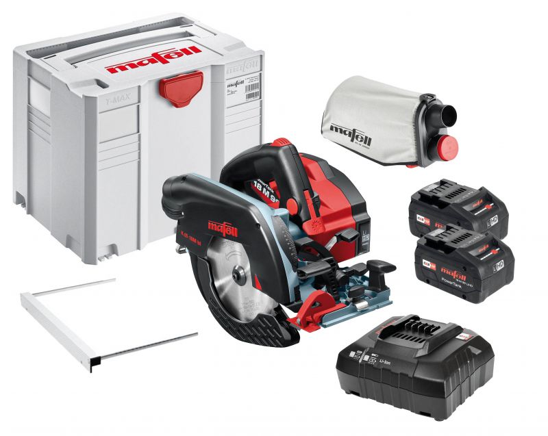 Mafell K65-18MBL 18V Cordless Portable Circular Saw With 2 x 5.5Ah Li ...