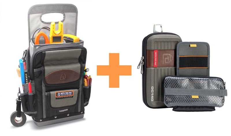 Veto Pro Pac MB3B Meter Bag + OC140 Case With Panel Worth £78, at D&M Tools