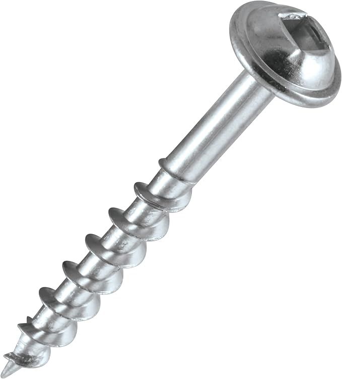 DEWALT Square Flange Self-Tapping Pocket Hole Screw Coarse Thread No ...