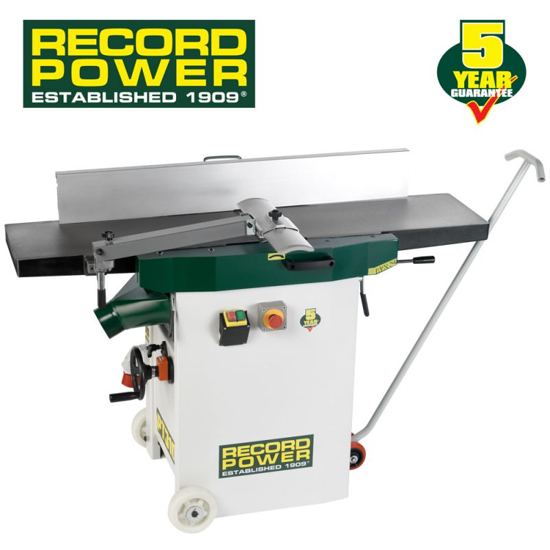 Record Power PT310 240V 12" Planer Thicknesser With Wheel Kit & Digital ...