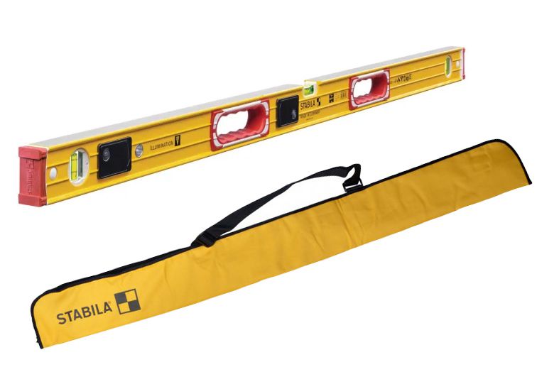 Stabila 196-2 LED Illuminated Spirit Level 3 Vial 17393 122cm With ...