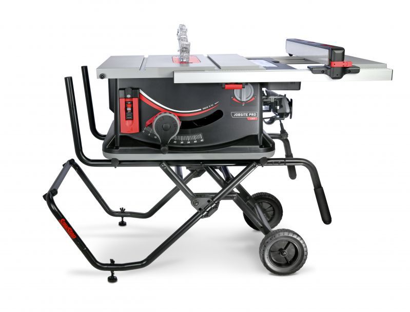 SawStop Jobsite Saw Pro - Stops on contact with skin, at D&M Tools