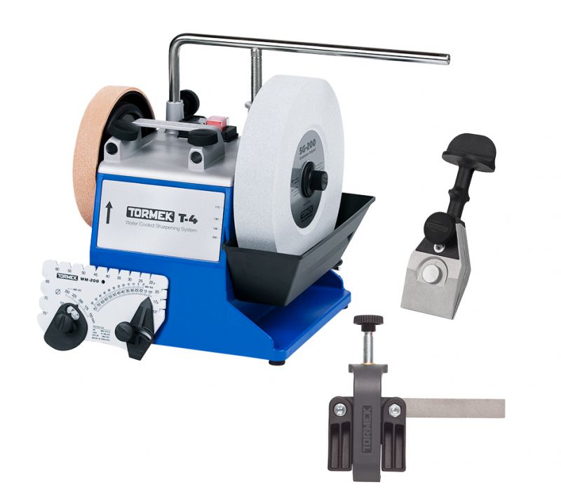 Tormek T-4 Water Cooled Sharpening System With NVR Switch - Bundle ...