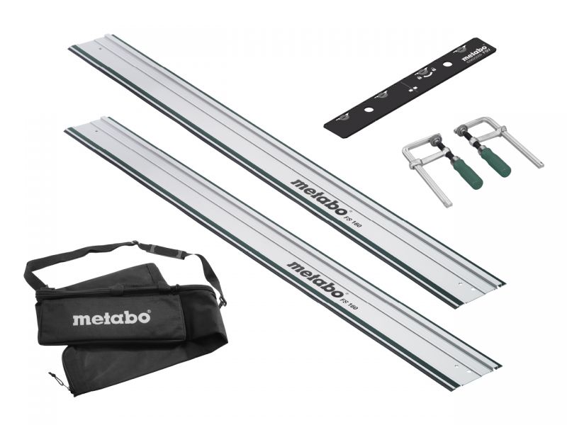 Metabo Rail Kit With 2 x 1600mm Guide Rails, Connector, Pair Of Clamps ...