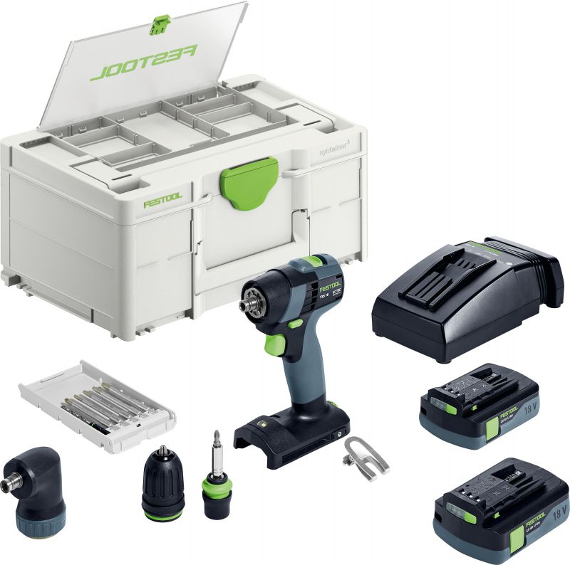 Festool 576900 18V Cordless drill TXS 18 C 3,0-Set, at D&M Tools